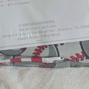 Dan River | Bedding | Vintage Dan River All American Baseball Full Flat ...